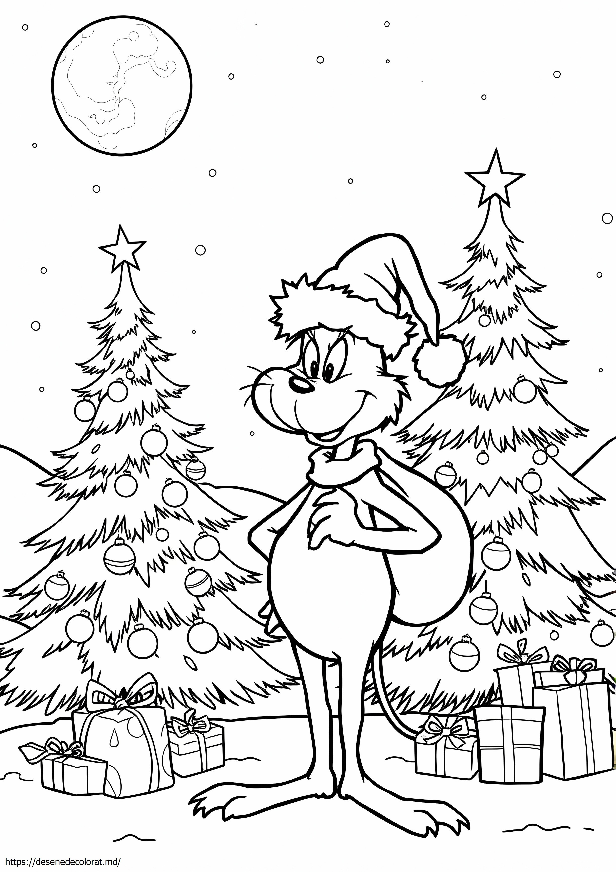 Max din grinch desen de colorat