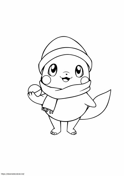 Snom pokemon desen de colorat