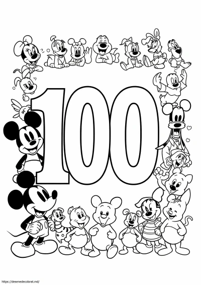 Disney de colorat - Desene, fise si imagini de Disney de colorat