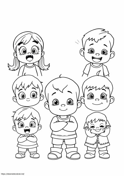 Emoții de colorat - Desene, fise si imagini de Emoții de colorat
