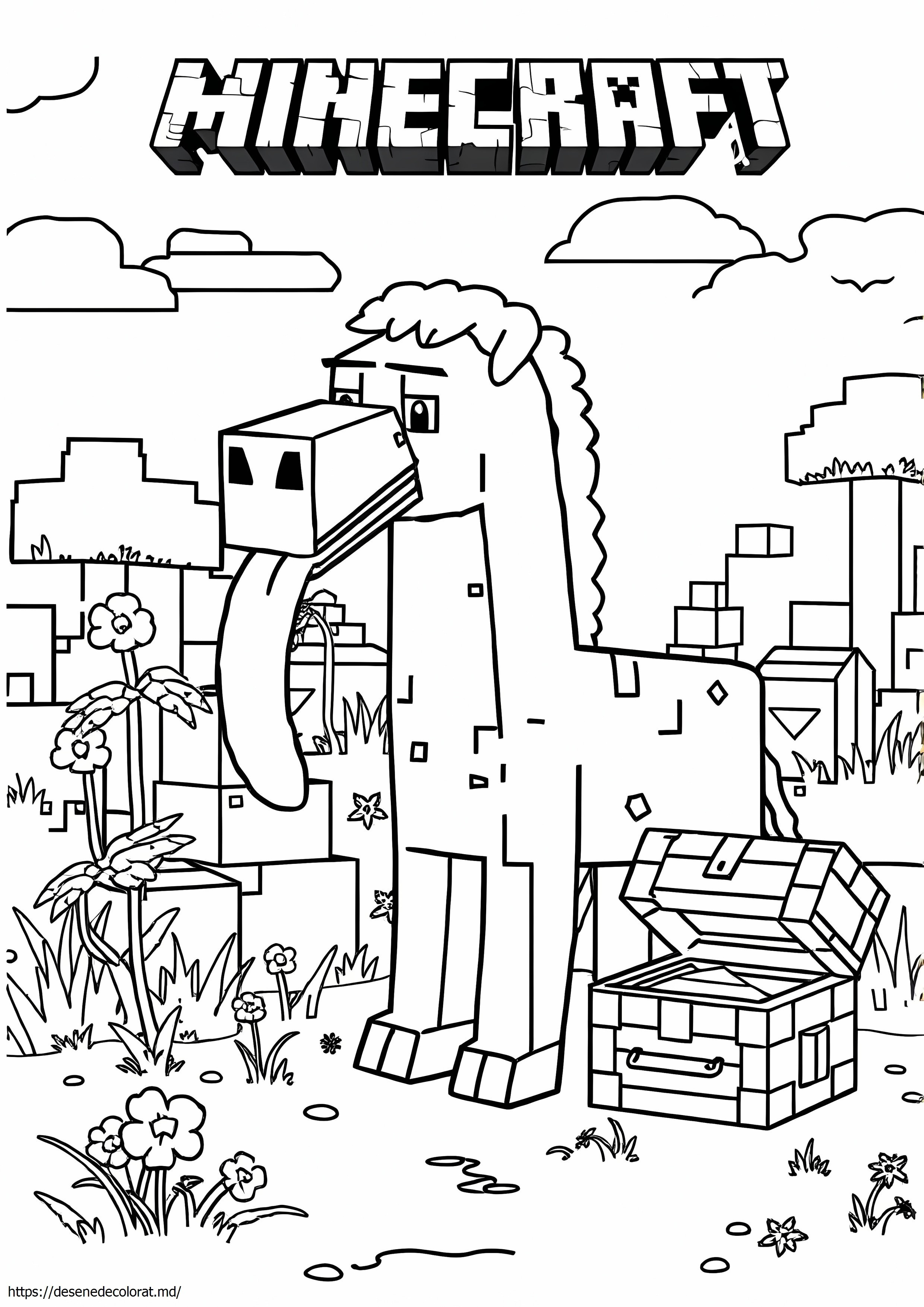 Sniffer minecraft desen de colorat