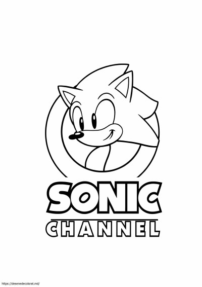 Canal sonic desen de colorat