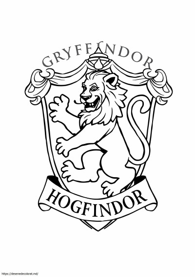 Hogwarts de colorat - Desene, fise si imagini de Hogwarts de colorat
