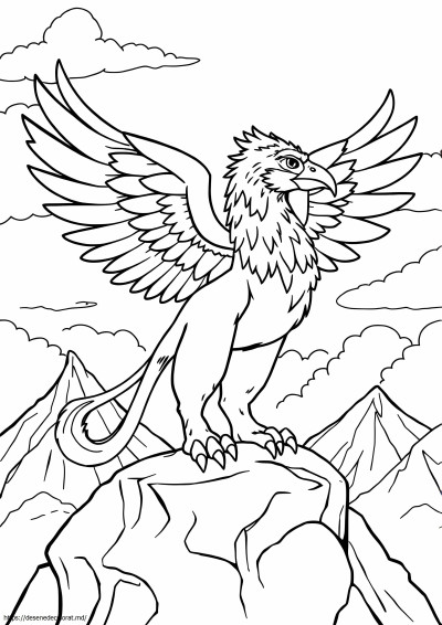 Mitologic de colorat - Desene, fise si imagini de Mitologic de colorat