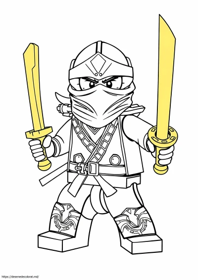 Ninjago de colorat - Desene, fise si imagini de Ninjago de colorat