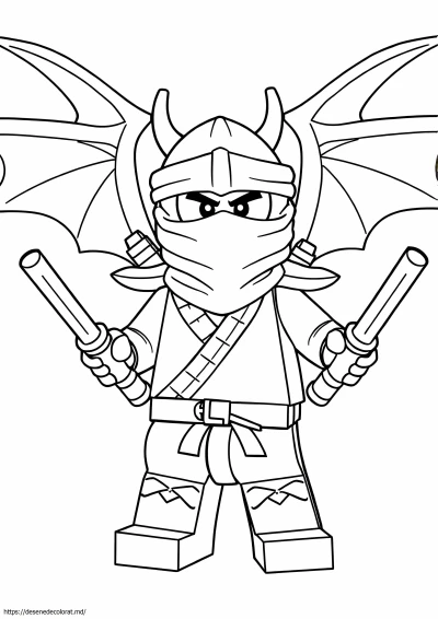 Ninjago de colorat - Desene, fise si imagini de Ninjago de colorat