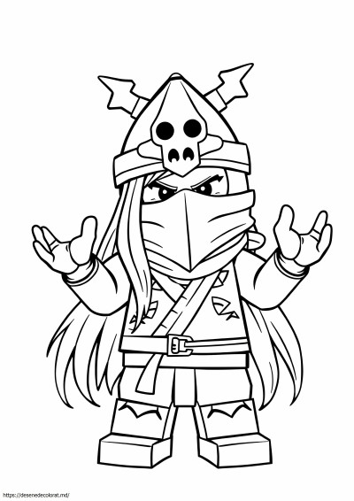 Ninjago de colorat - Desene, fise si imagini de Ninjago de colorat