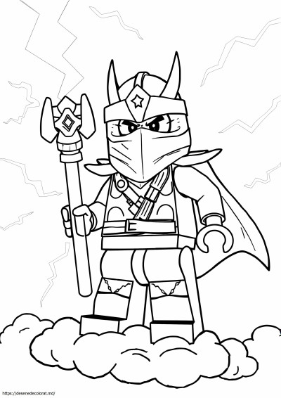 Ninjago de colorat - Desene, fise si imagini de Ninjago de colorat
