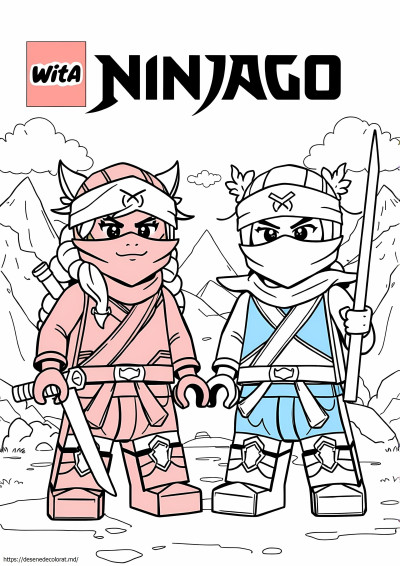 Ninjago de colorat - Desene, fise si imagini de Ninjago de colorat