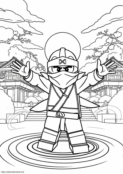 Ninjago de colorat - Desene, fise si imagini de Ninjago de colorat