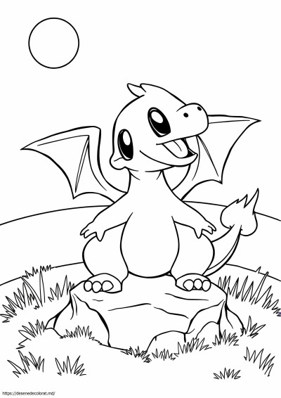 Pokemon de colorat - Desene, fise si imagini de Pokemon de colorat