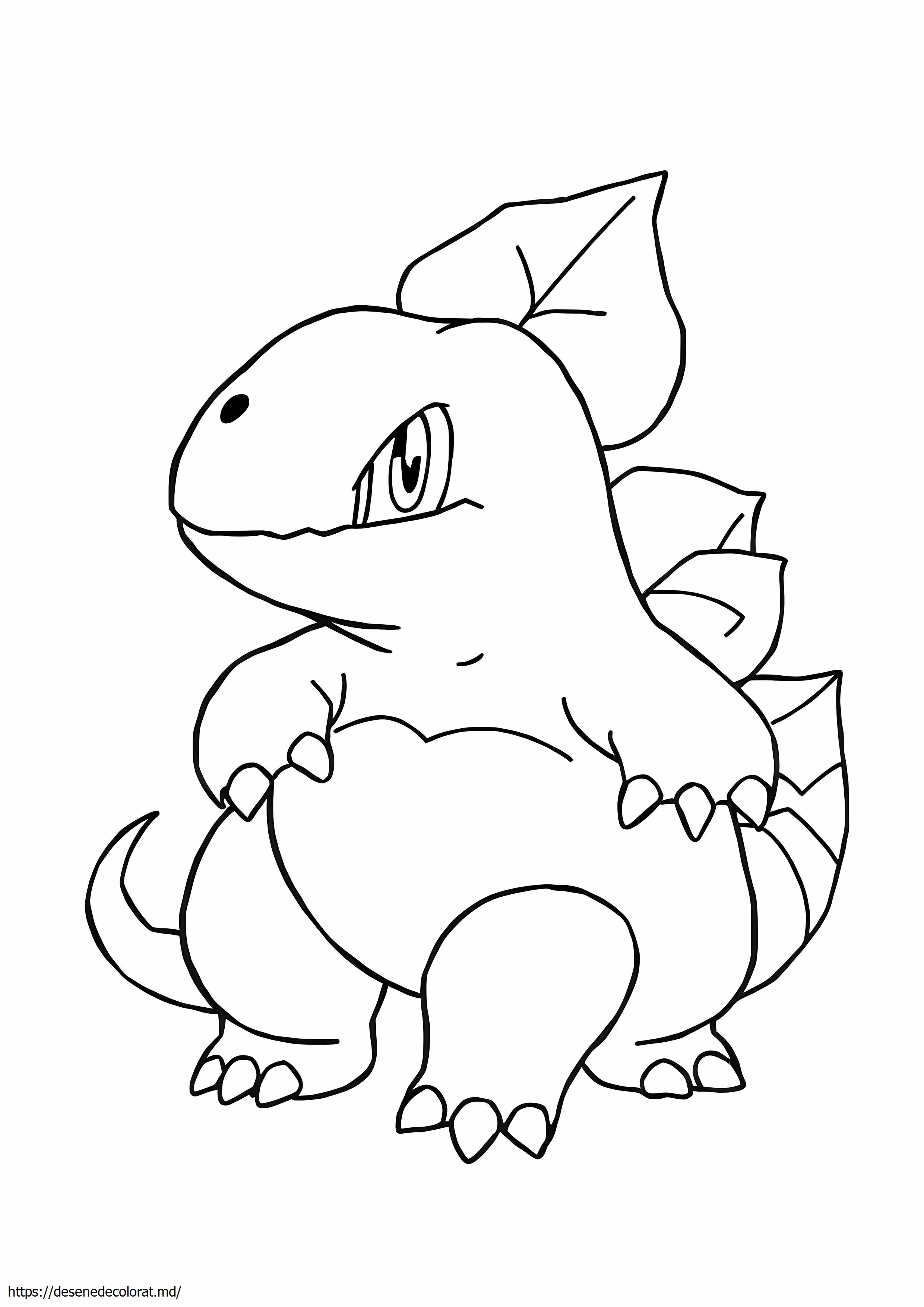 Venusaur desen de colorat