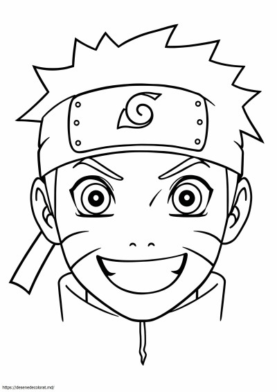Naruto și kakashi desen de colorat