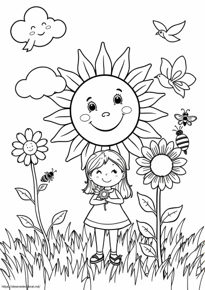 Română de colorat - Desene, fise si imagini de Română de colorat