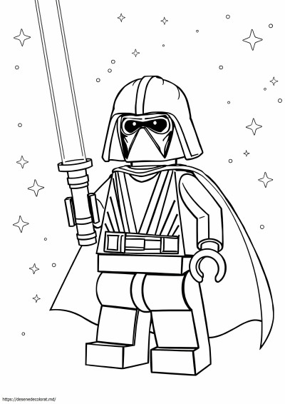 Star Wars de colorat - Desene, fise si imagini de Star Wars de colorat