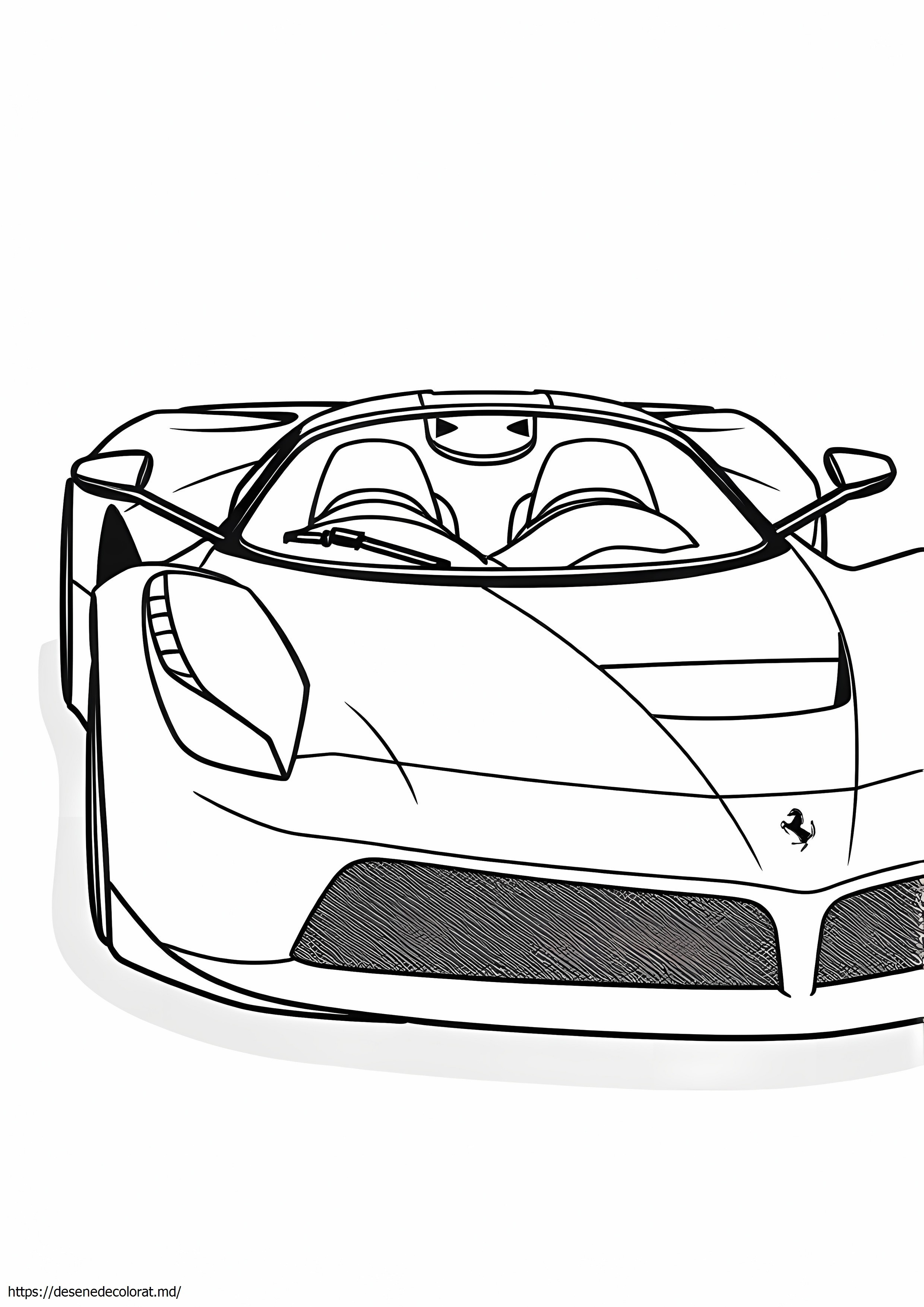 Laferrari ferrari desen de colorat