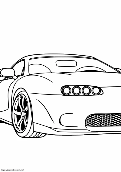 Automobile de colorat - Desene, fise si imagini de Automobile de colorat