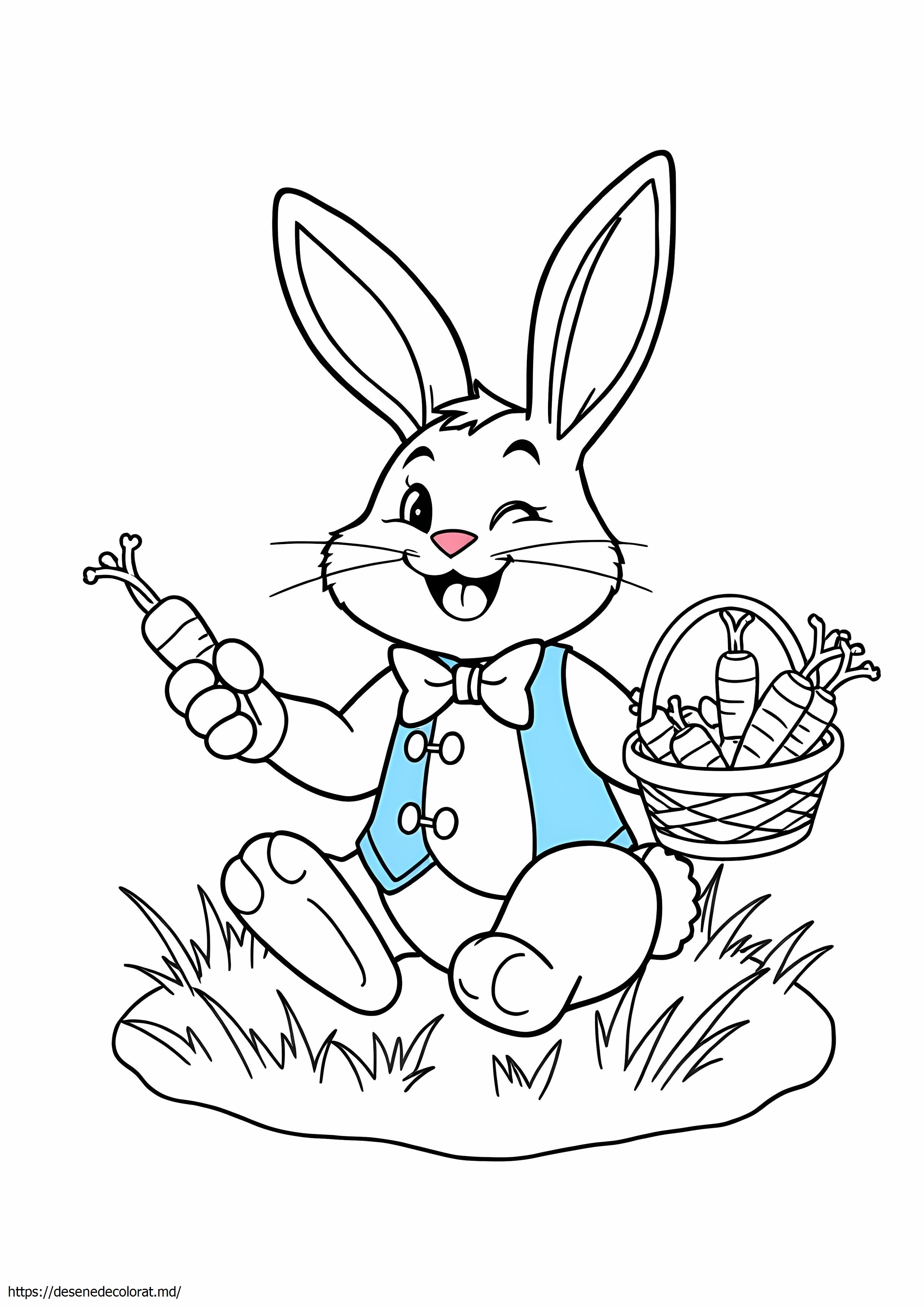 Bunzo bunny desen de colorat