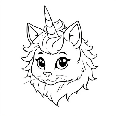 Unicorni de colorat - Planse de colorat cu Unicorni